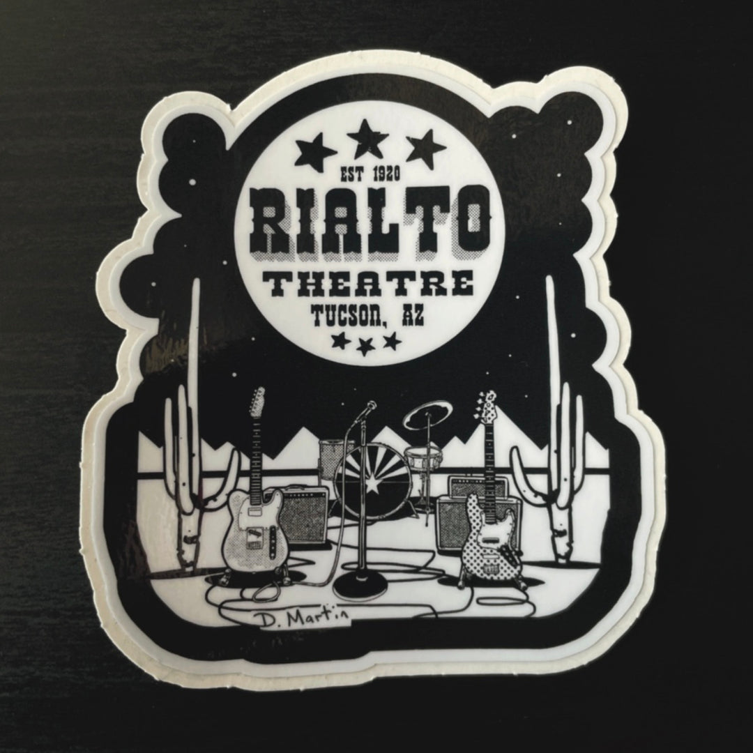 Rialto Theatre Danny Martin Stage Sticker – El Regalo